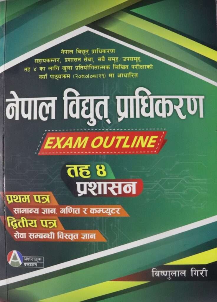 Nepal Vidhut Pradhikaran Exam Outline Taha 4 Prashasan (Pratham Patra ...